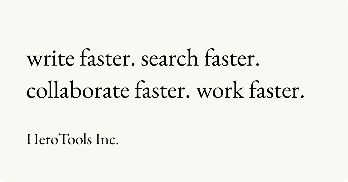 HeroTools | Software That Gives You Time Back